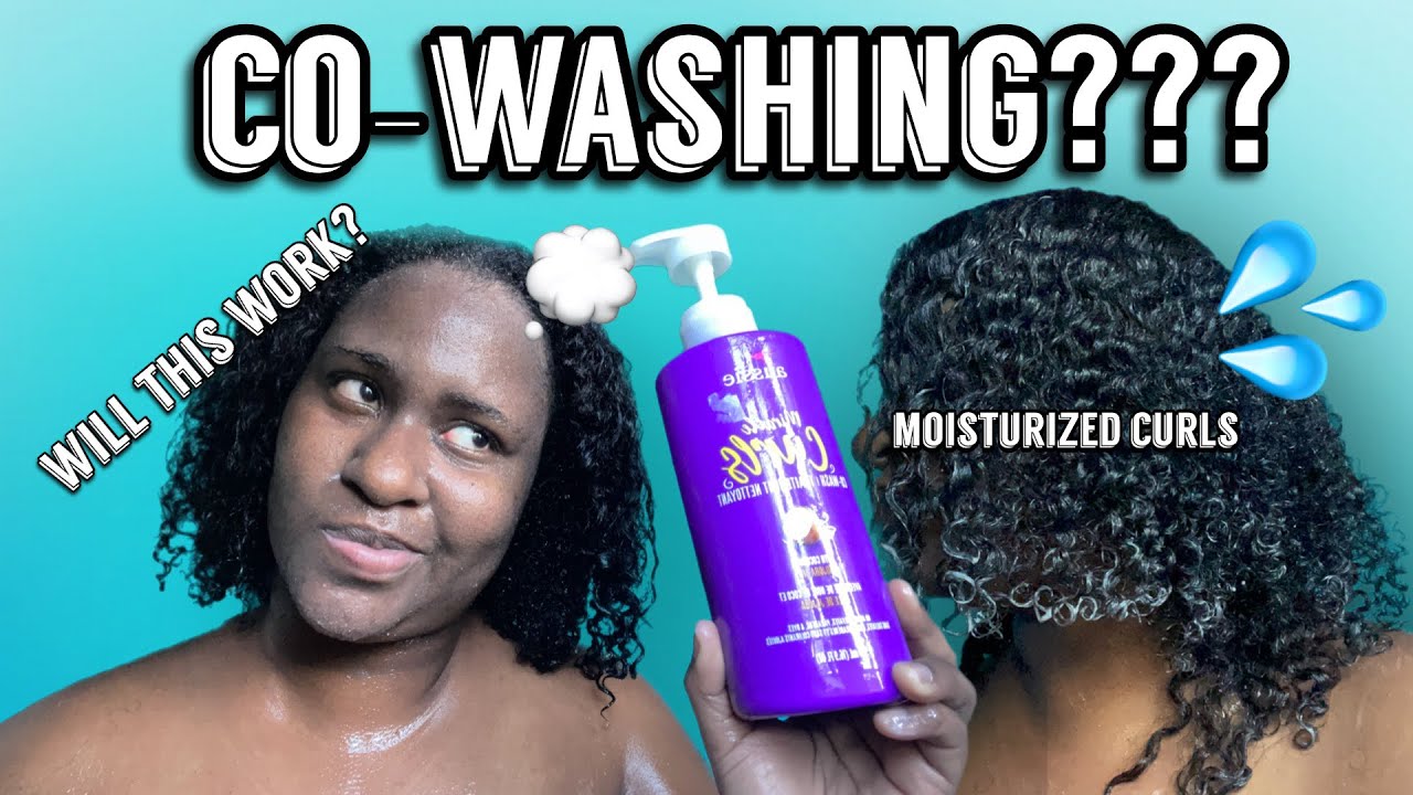 Co-washing?? Will this work?! Moisturized Curls 💦with Aussie ...
