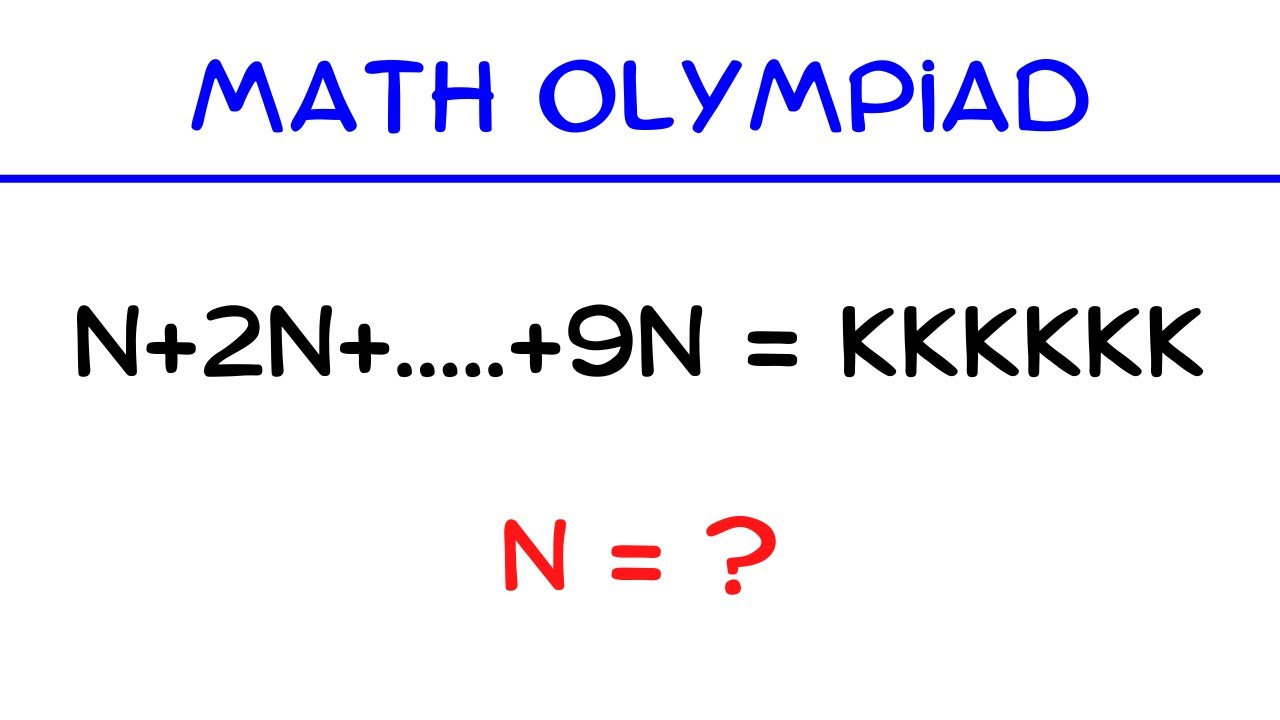 Math Olympiad Problem | You Should Know This Trick | Number Theory ...