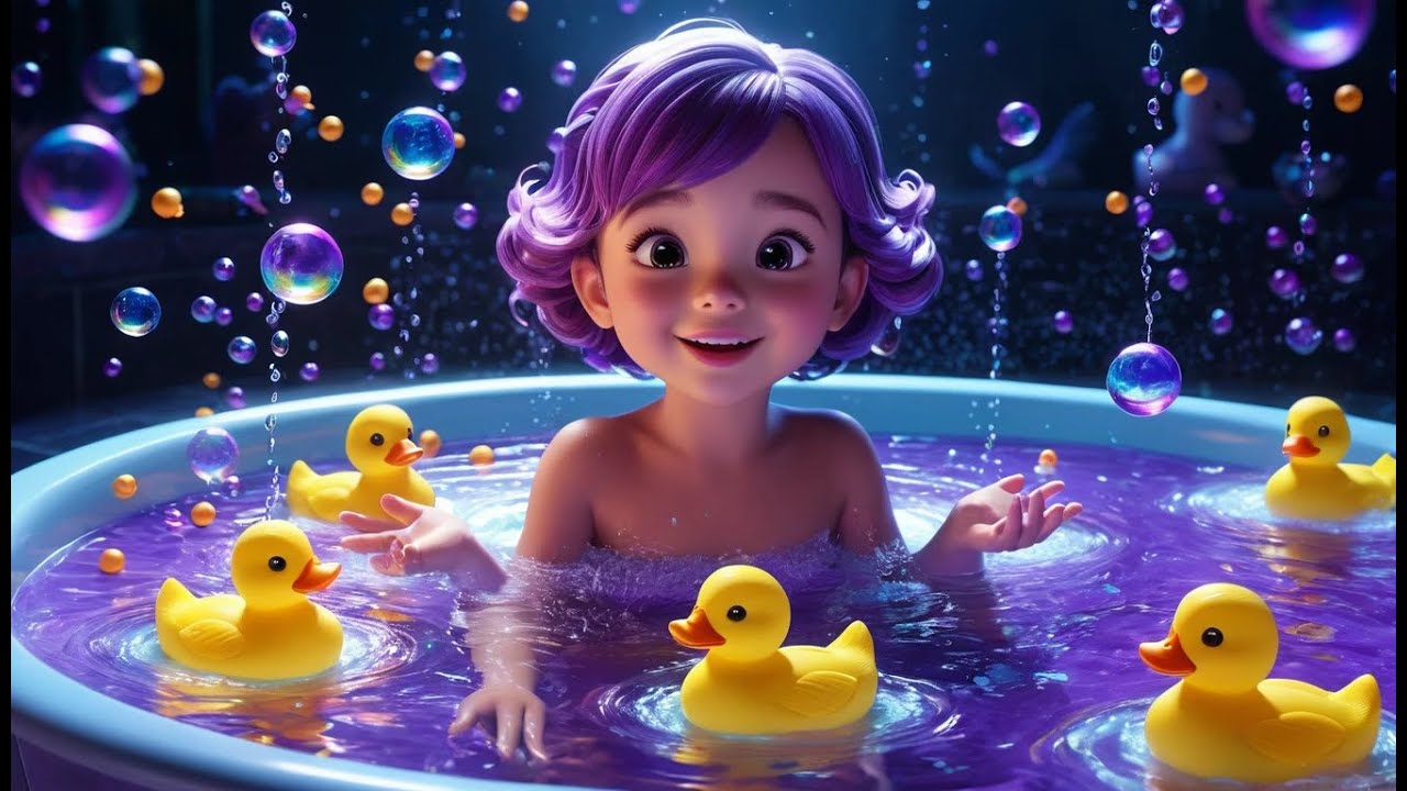 Splish, Splash, A Rainbow Bath | Fun Water Song for Kids | Colorful ...