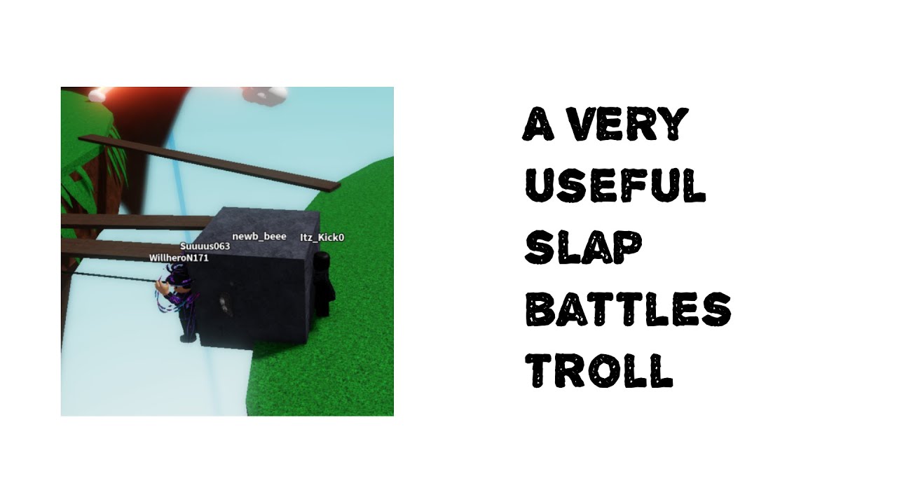 One of the most USEFUL trolls in slap battles - YouTube