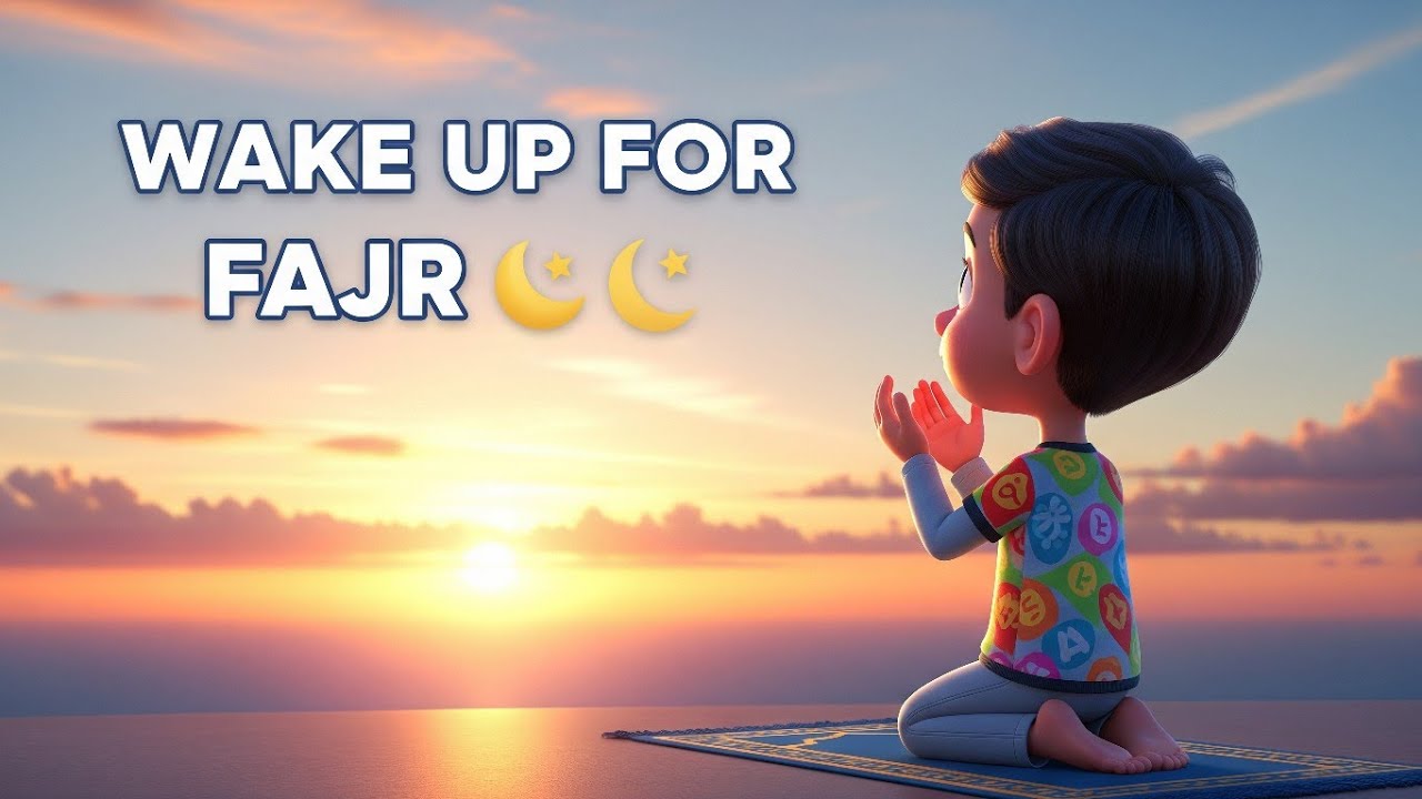 Ahmed Wakes Up Early for Fajr 🌙 | Islamic Kids Story | Morning Routine ...