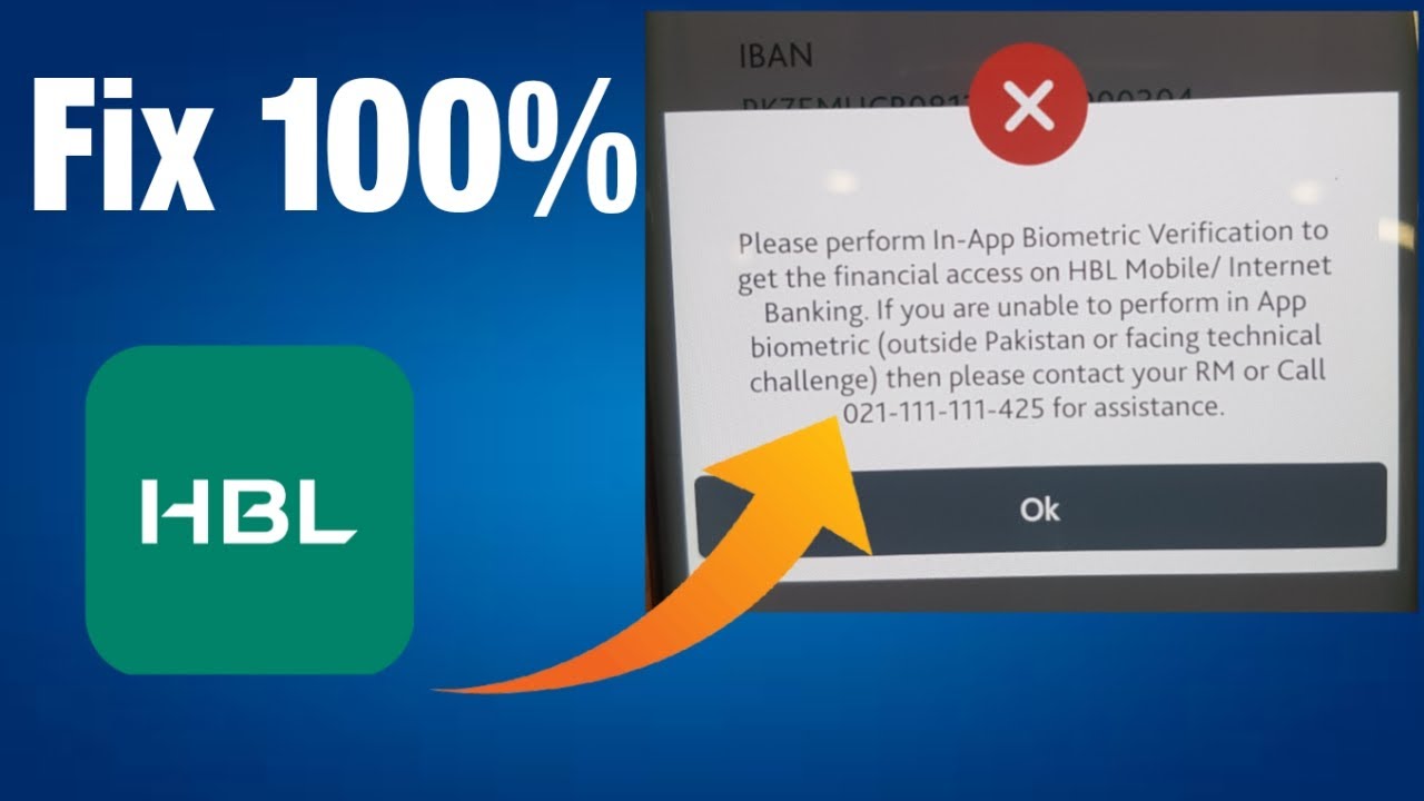 Please perform In-App Biometric verification to get the financial ...