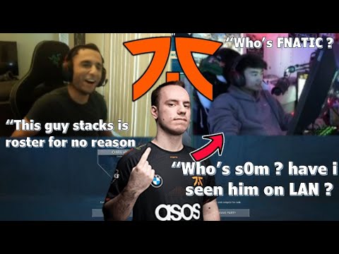 NRG s0m & FNS about FNATIC All Star ROSTER for Franchise League 2023 ...