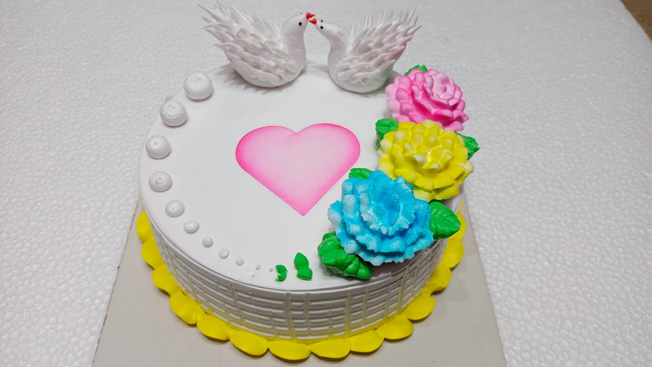 Mango flavor fresh cream cake 🔥🔥🔥fancy model 🔥🔥🔥cake video - YouTube