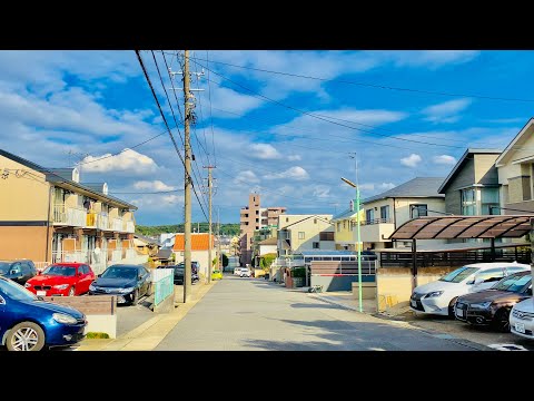 【4K】Japan Walk - Morden Japanese Neighborhood in Nagoya, Aichi Japan 10/2021