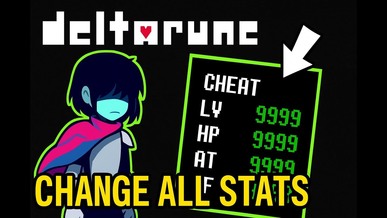 How to change our stats using the local files in DELTARUNE - YouTube