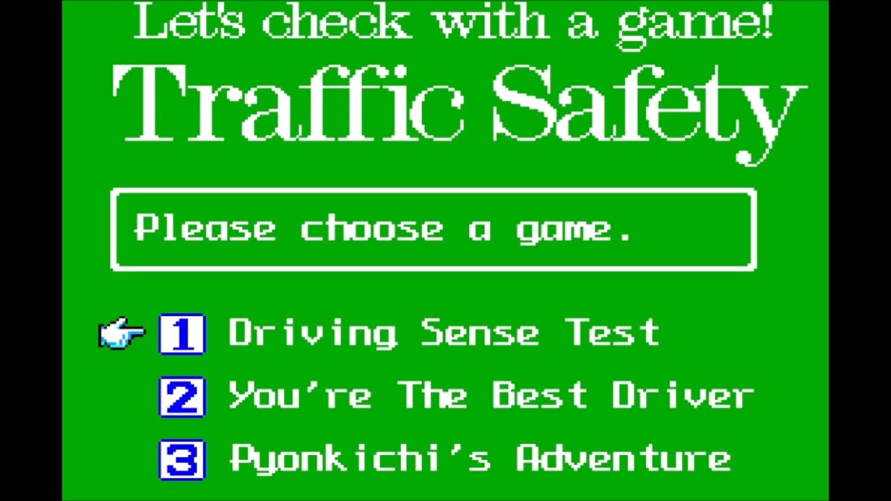 Game De Check! Koutsuu Anzen (Sega Master System) Longplay - YouTube