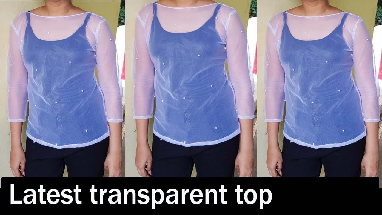 transparent top for dresses | transparent long top - YouTube