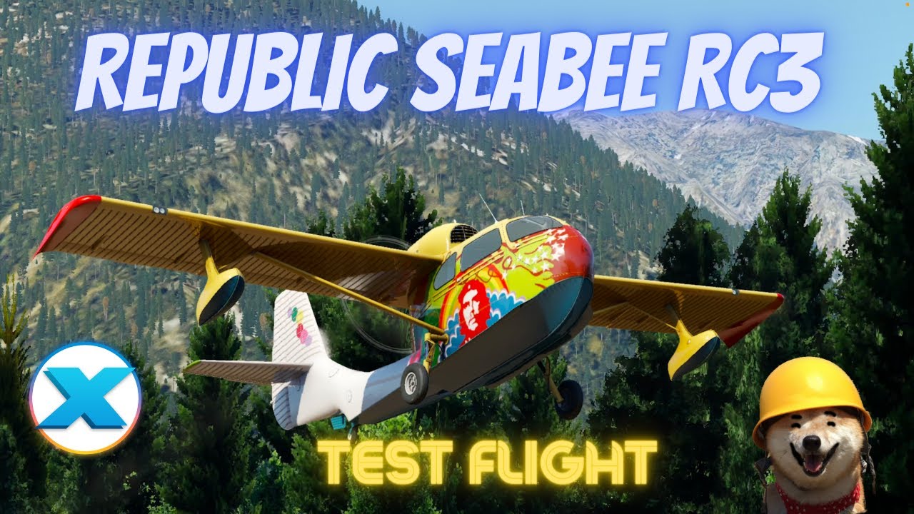Republic Seabee RC3 test flight | X-PLANE 12 - YouTube