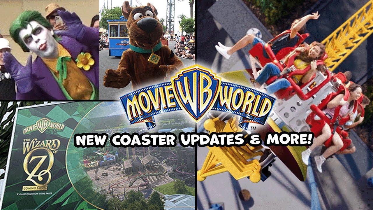 Movie World Gold Coast Visit & Update! Flash Coaster, Wizard of Oz Land ...