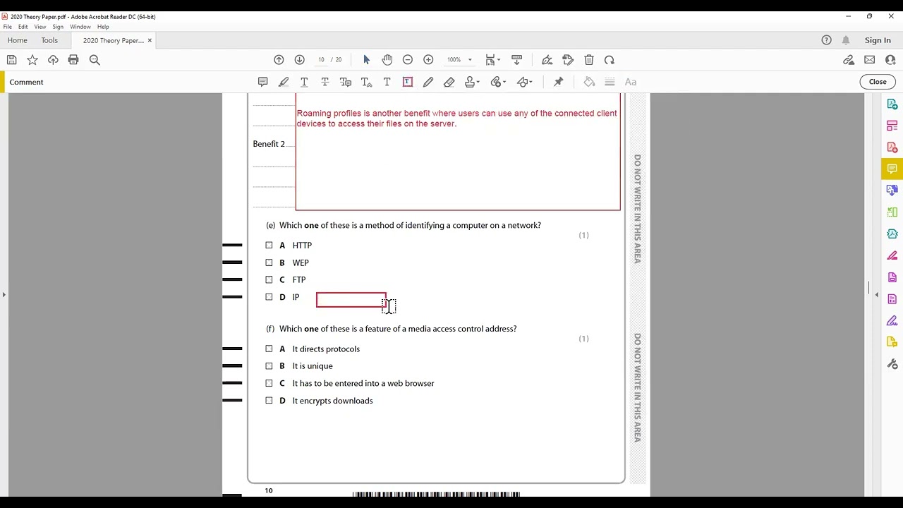 2020 - Theory Paper Question 3 - Edexcel IGCSE ICT Theory Exam - YouTube