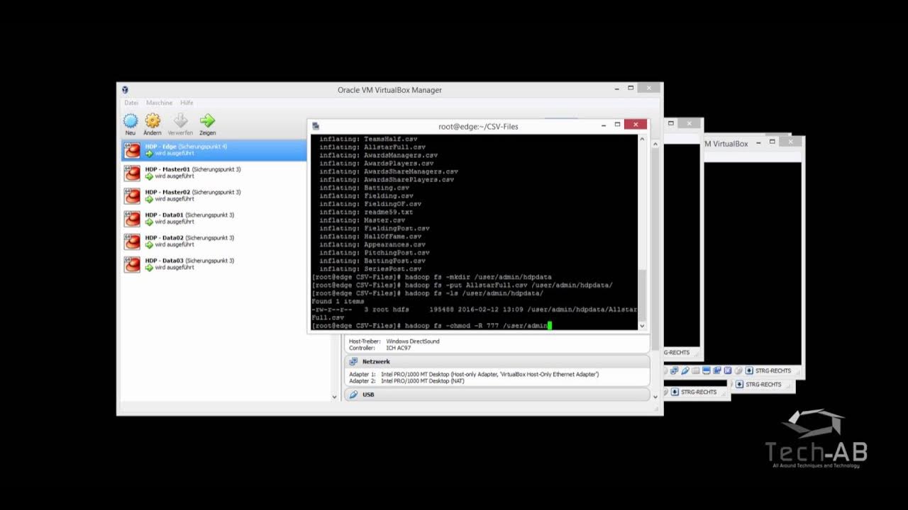 Hortonworks Data Platform – CentOS 7 – Part 8 – Import Data into HDFS Create Hive Table Load Up ...