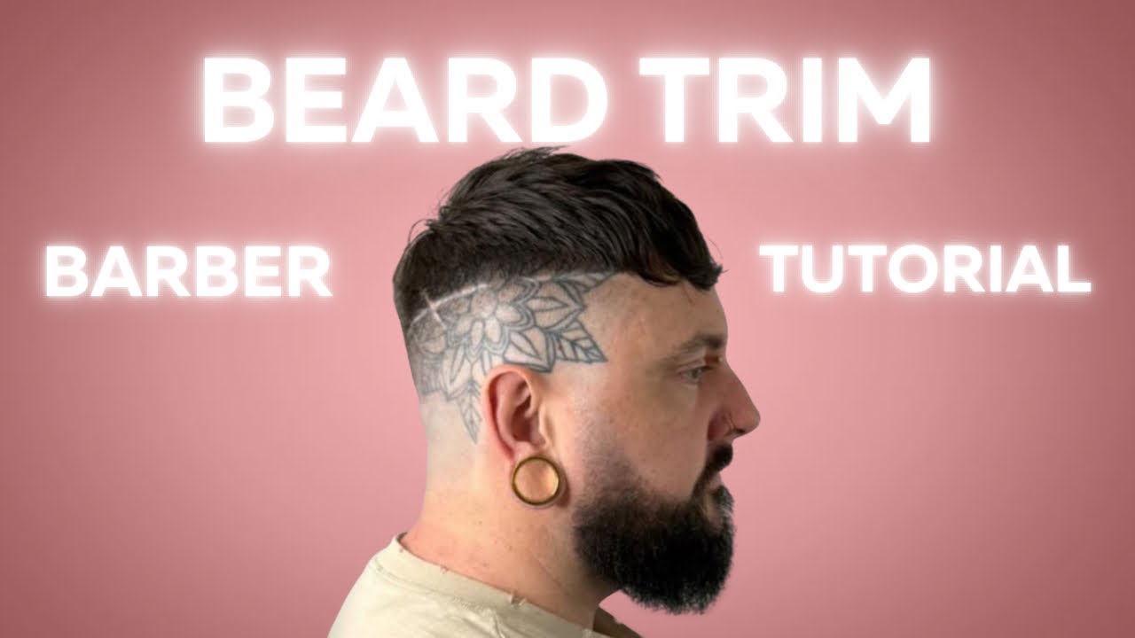 Beard Trim Tutorial - Barber Guide - YouTube