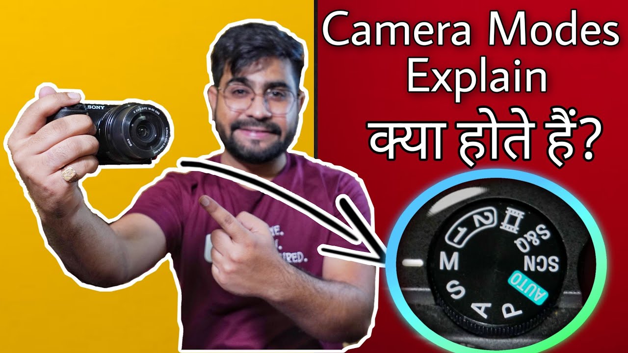 Camera Modes Dial Explain | Photography Basics | In Hindi - YouTube