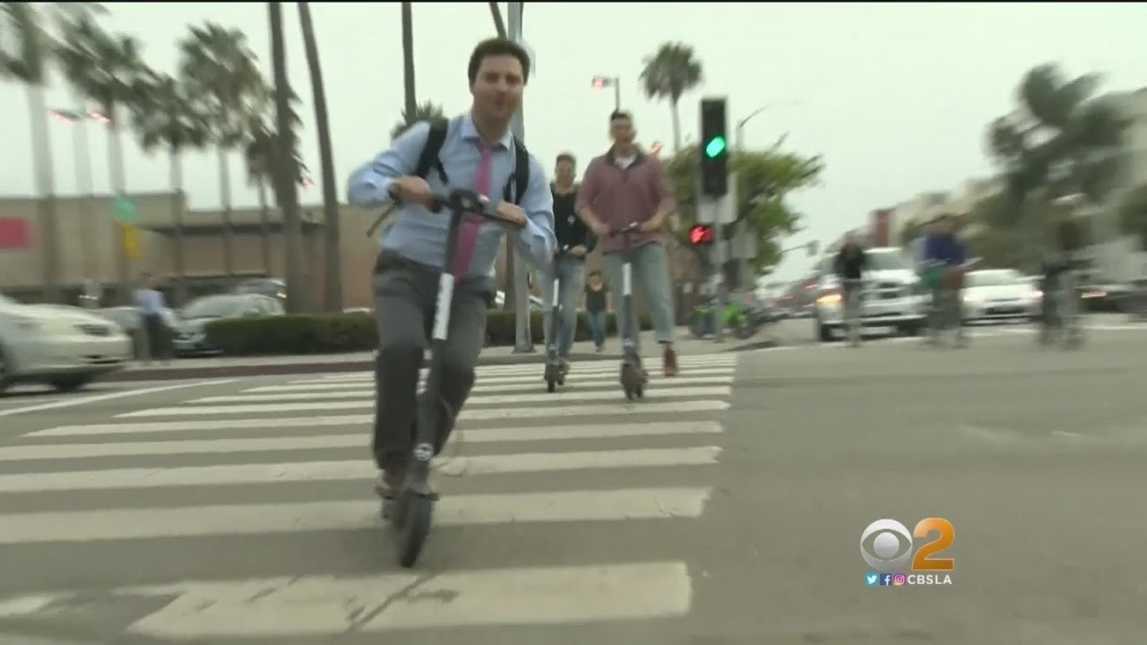 Bird Scooters Protests Santa Monica Snub - YouTube