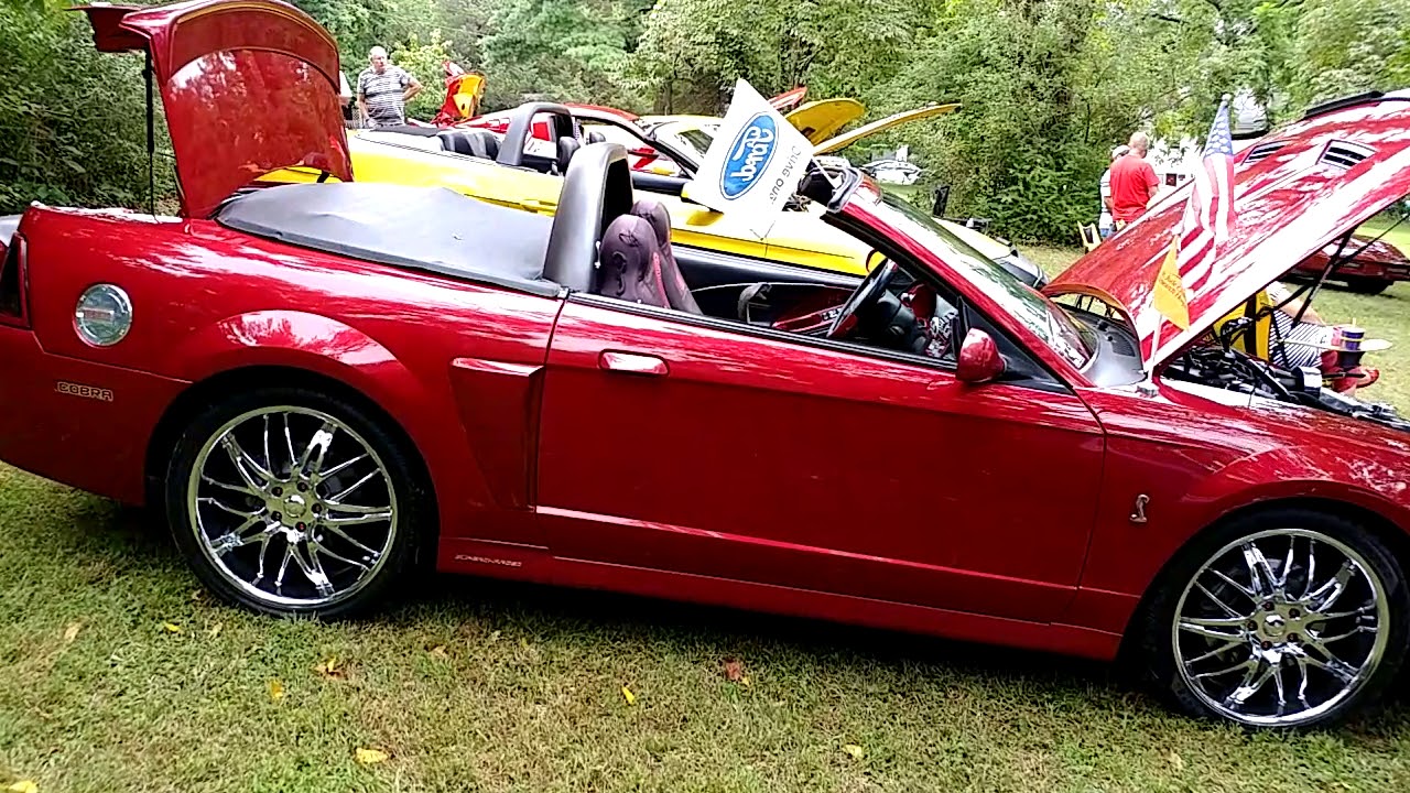 2003 METALLIC REDFIRE FORD MUSTANG SVT COBRA CONVERTIBLE 126 of 610 ...