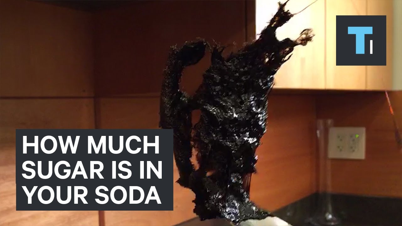 We boiled soda to see how much sugar is inside - YouTube