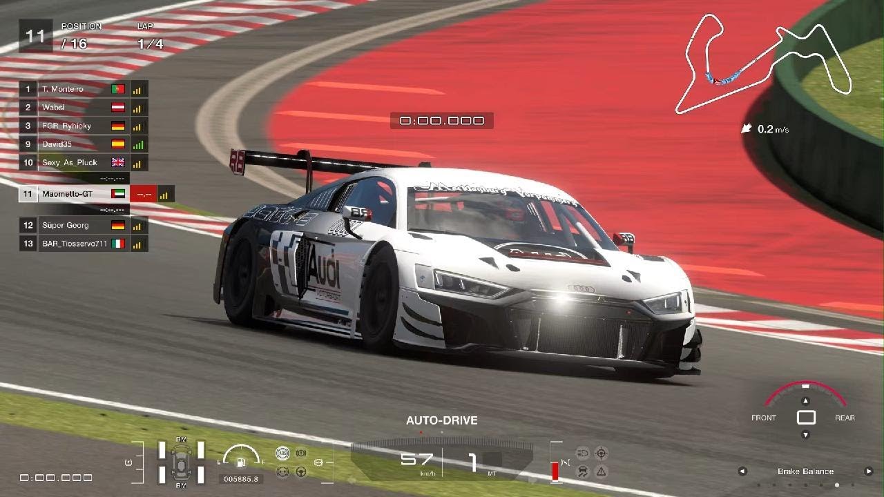 Gran Turismo 7 - Daily Race B - Maggiore Circuit Full Course - Audi R8 ...