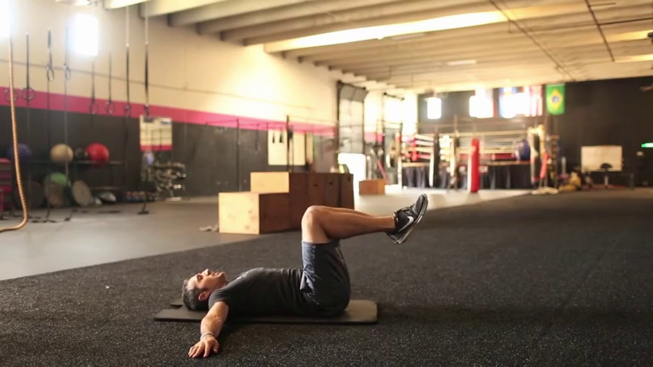 Lying Bent Knee Oblique Twist Youtube
