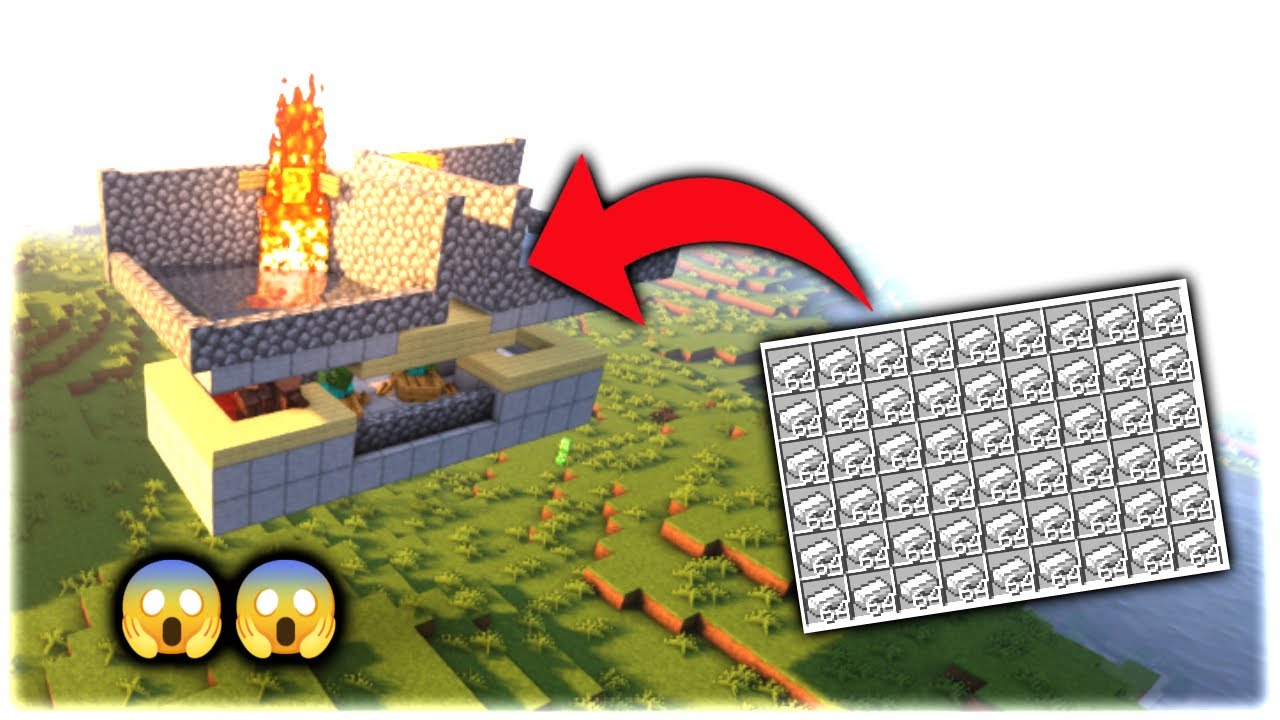 🛑 HOW TO BUILD EASY IRON FARM IN MINECRAFT 😍| 500 IRONS PER HOUR ...