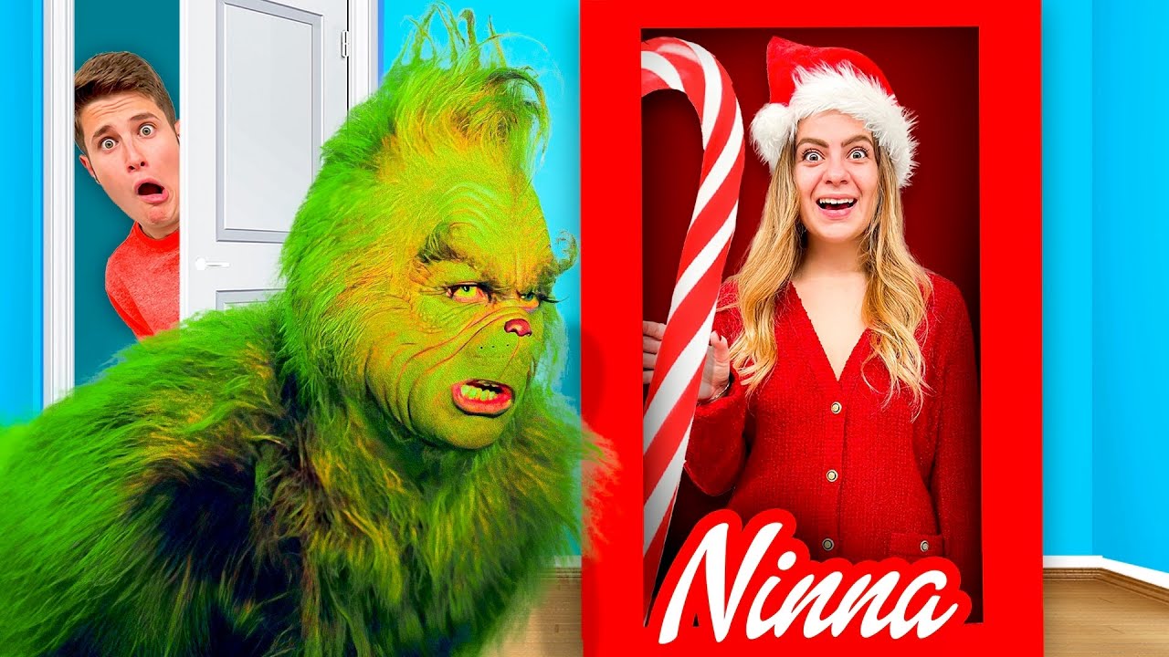 IL GRINCH HA TRASFORMATO NINNA IN UN GIOCATTOLO! *Bambola del Grinch ...