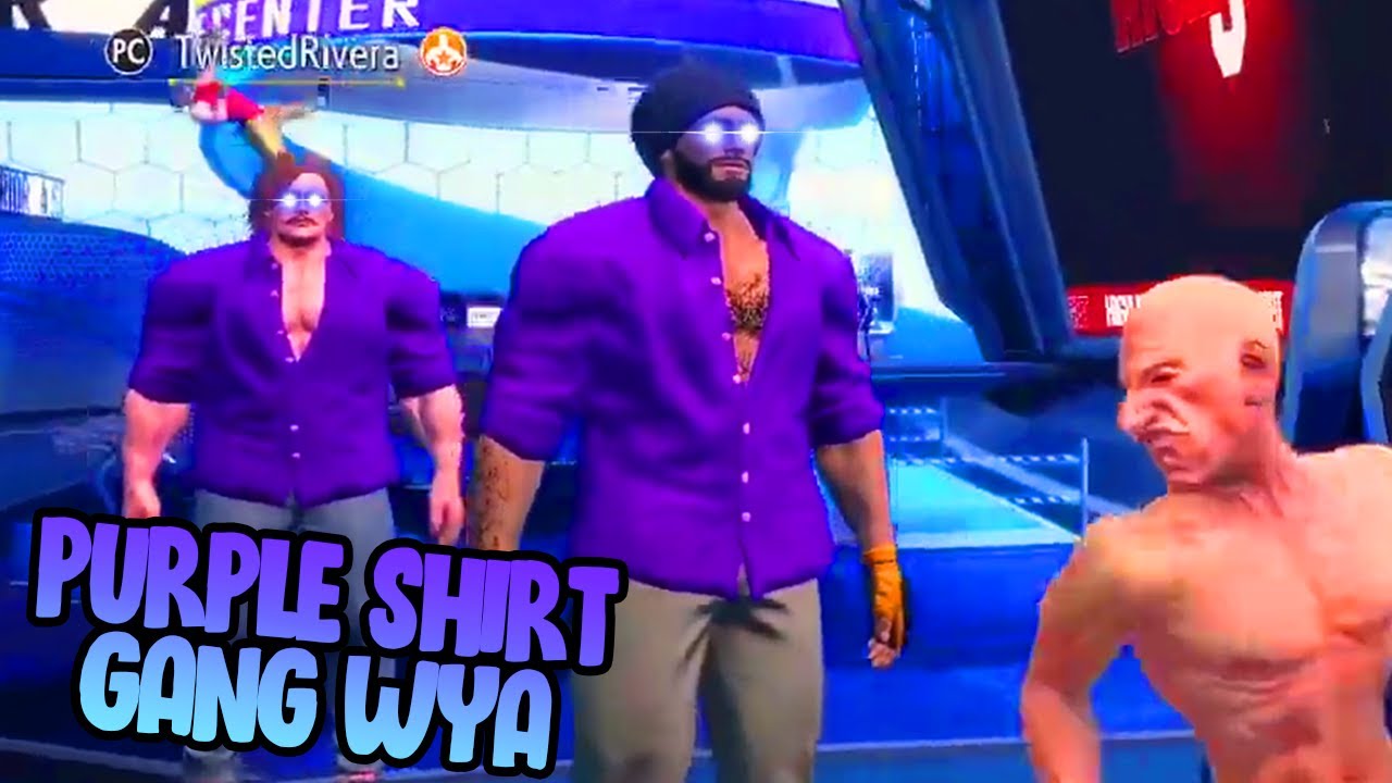 Do Not Anger the Purple Shirt Gang - YouTube
