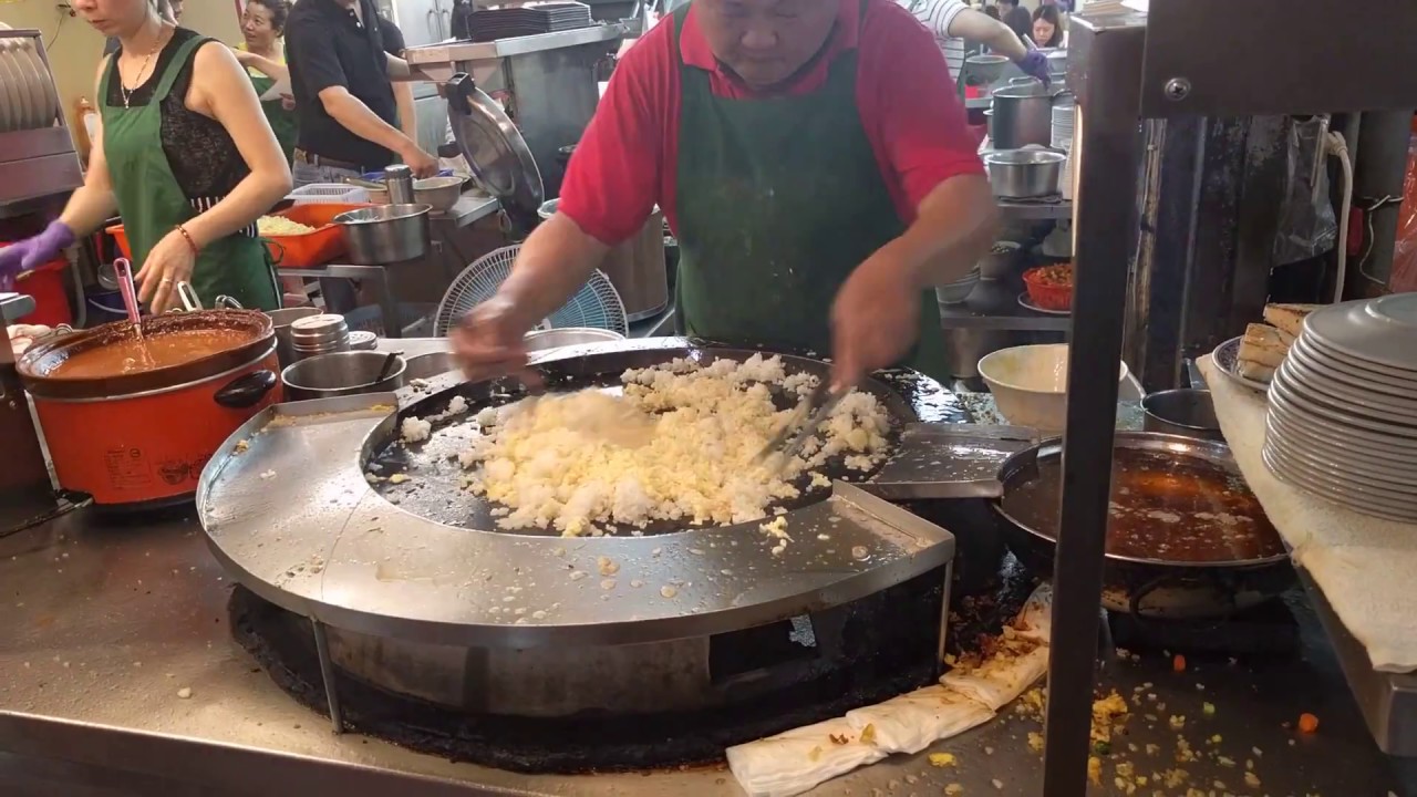Taiwan Street Food: Egg Fried Rice In Taipei - YouTube