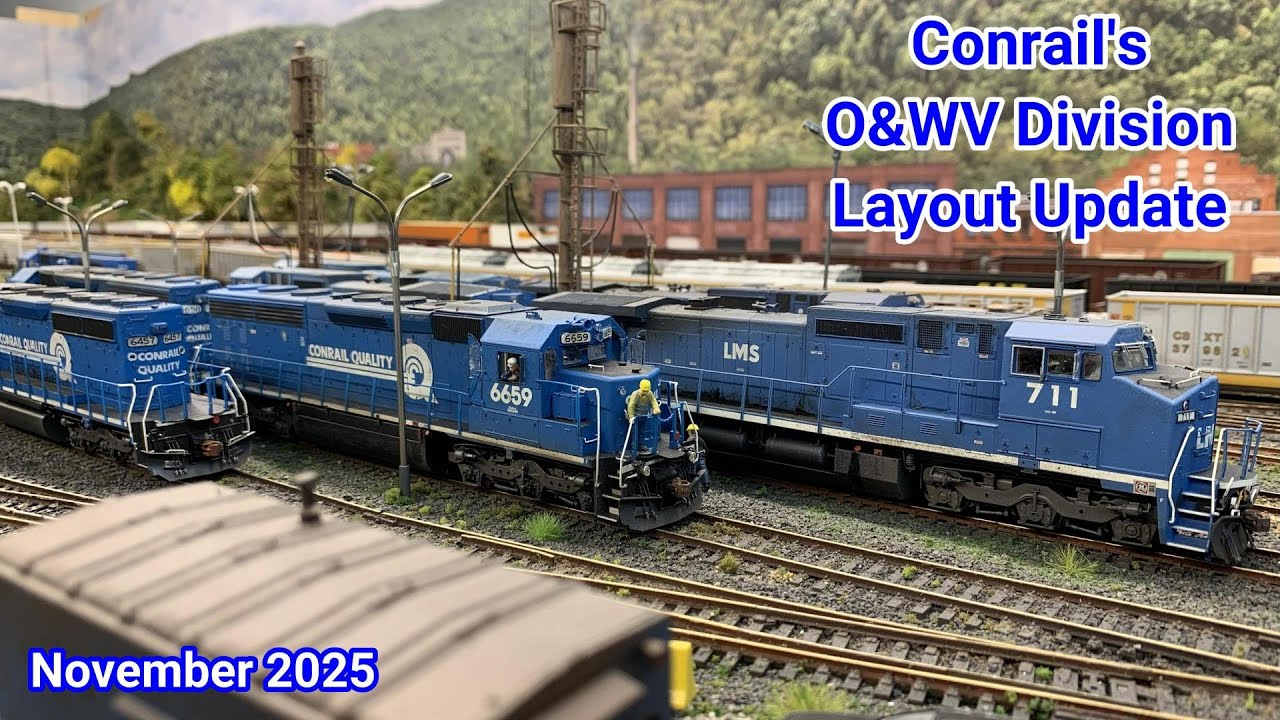 Conrail's Ohio & West Virginia Division Layout Update - November 2025 ...