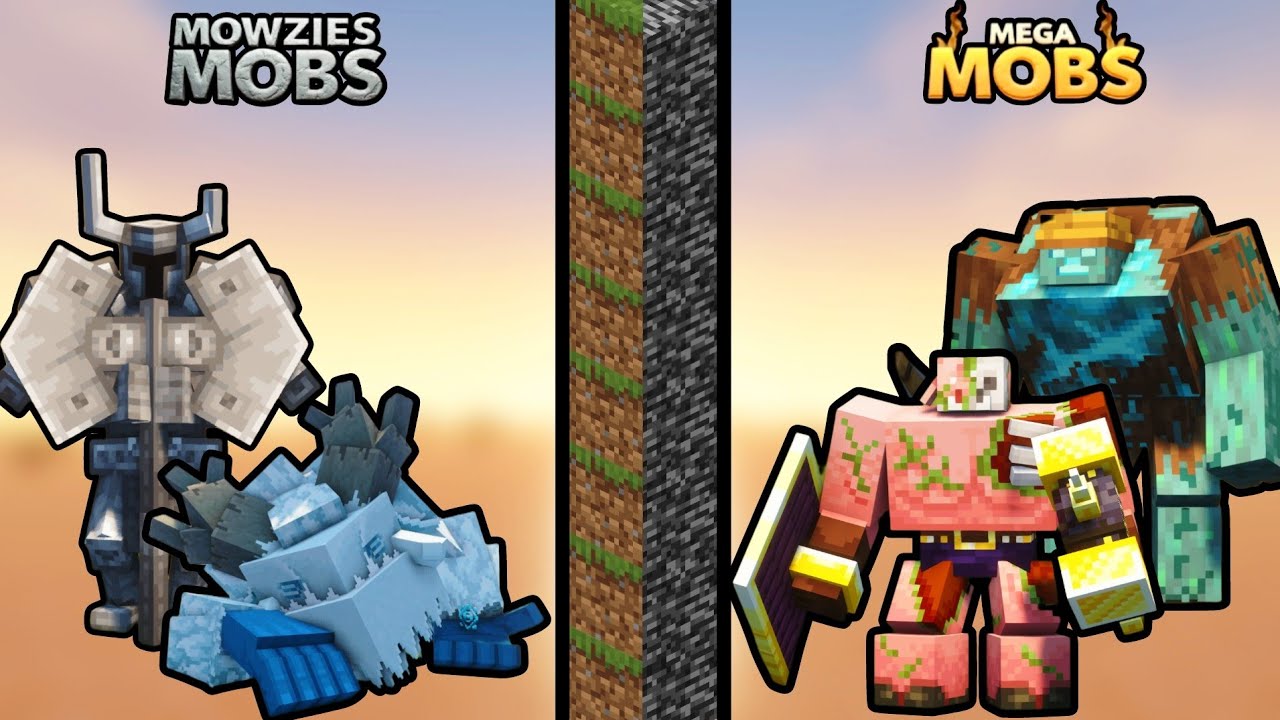ALL MOWZIE'S MOBS vs ALL MEGA MOBS | Minecraft’s Strongest Battle - YouTube