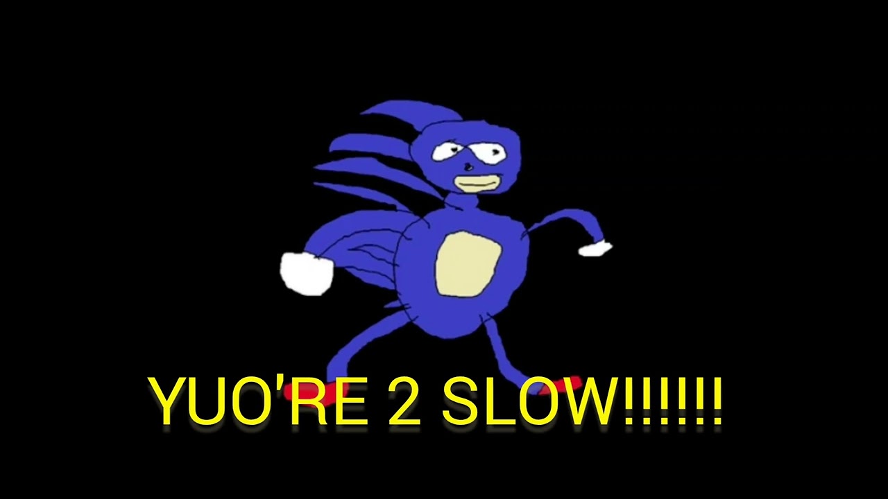 YUO'RE 2 SLOW!!!!!! (sanic) - YouTube