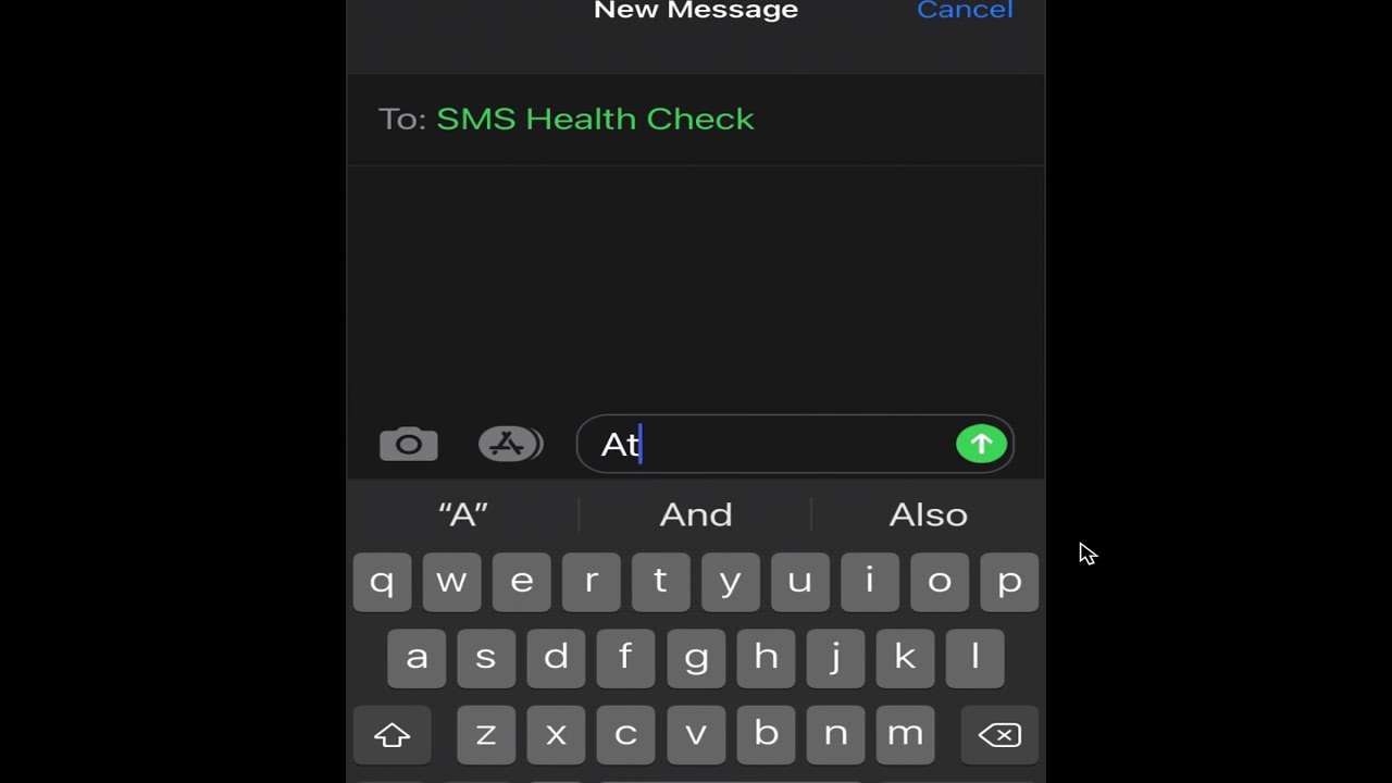 SMS-API Health Check App - YouTube