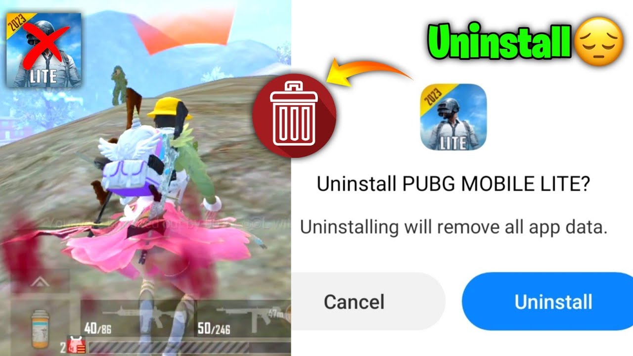 🥺Uninstall PUBG Mobile Lite 0.24.0 - YouTube