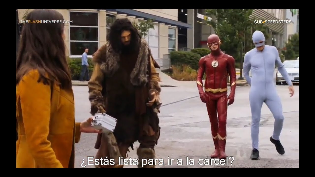 THE FLASH - Flash y Enlogated Man neutralizan a Black Bison ...
