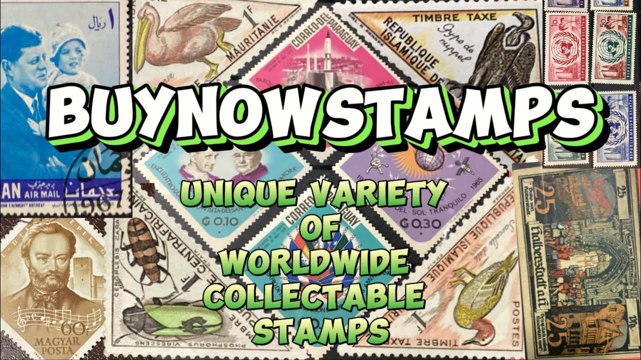 Very nice collection of stamps - YouTube