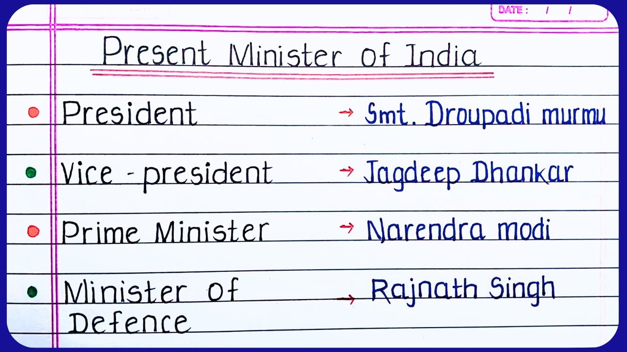 PM Modi's New Cabinet ministers of India | PM Modi 3.0 Full Cabinet ...
