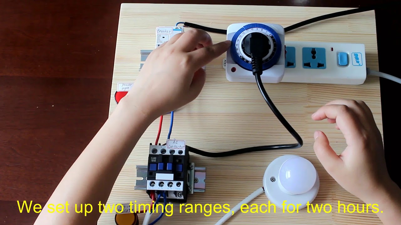GMT01A 24 hours cycle mechanical timer switch Low Current Timer Switch ...