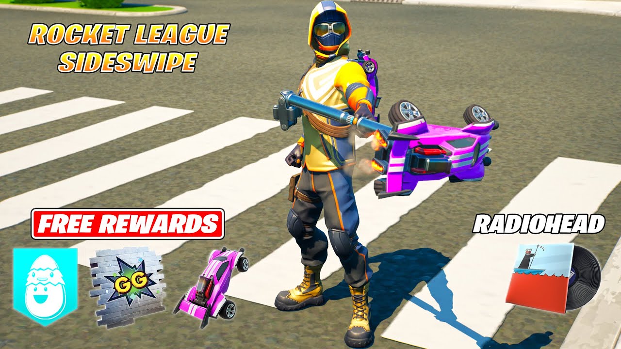 Upcoming Fortnite X Rocket League Free Rewards & Radiohead Cosmetics ...