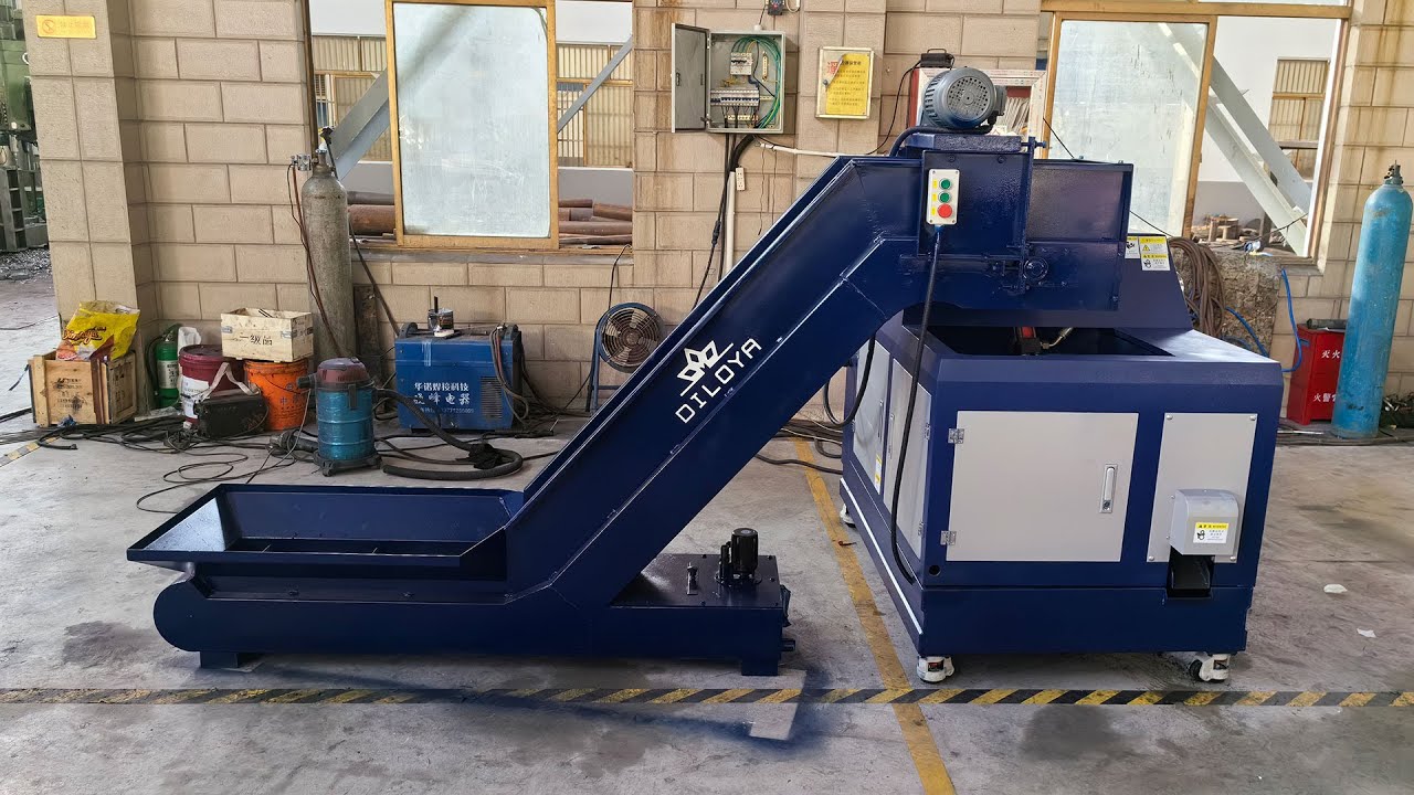 Waste Aluminium Chip Briquette Machine - YouTube