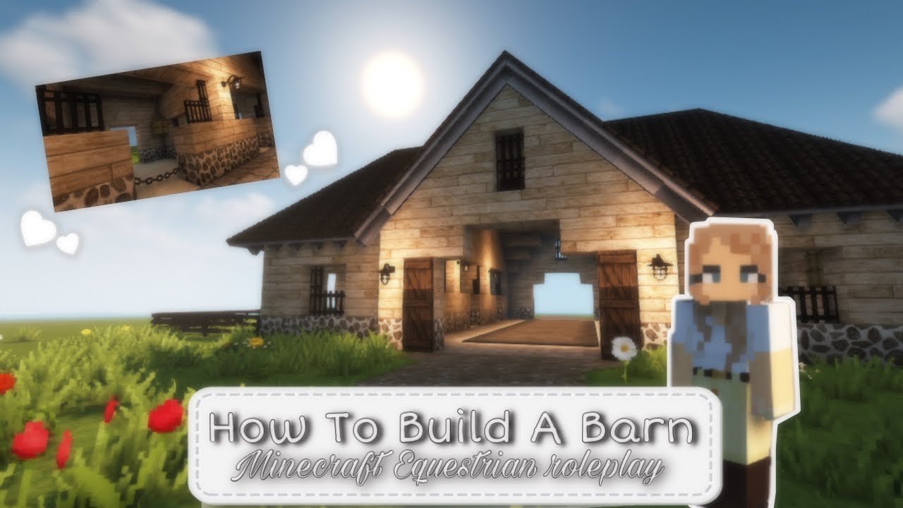 How I Build My Barns! | Cocricot Mod Build | Minecraft Equestrian ...