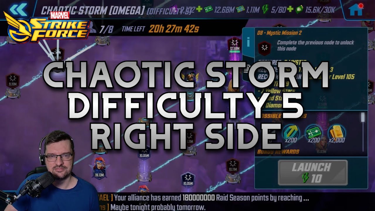 Chaotic Storm (Omega) Diff 5 - Right Side (Mystic, Skill, Mutant ...