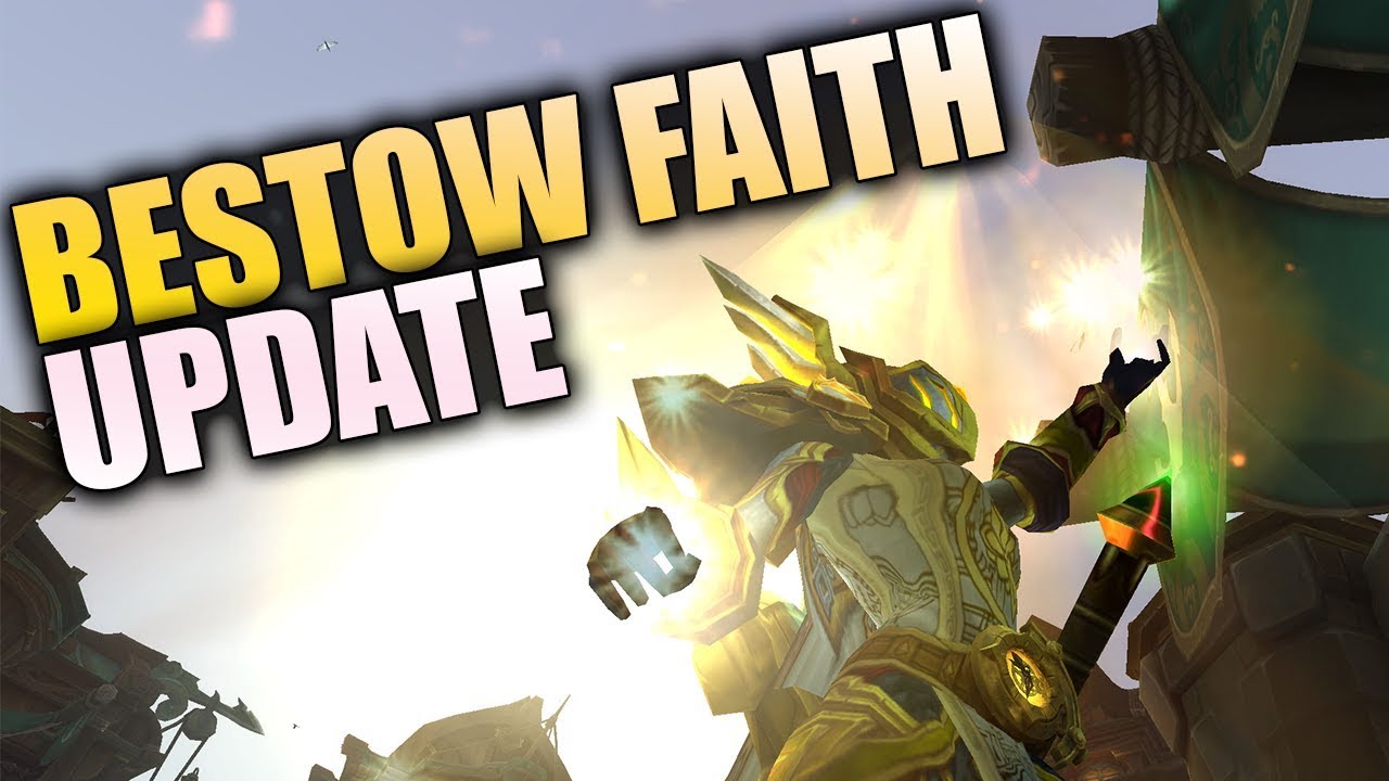 NEW Bestow Faith - BfA Holy Paladin Spell Animation - PTR Patch 8.1 ...