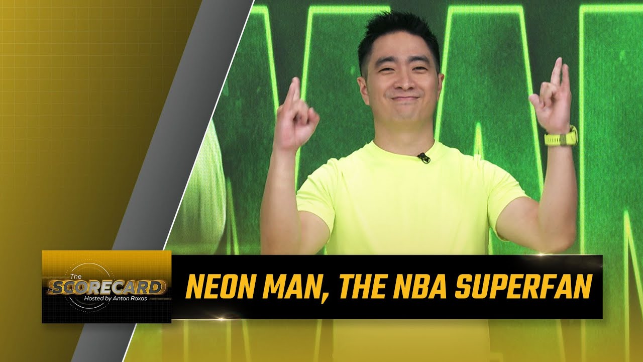 Neon Man, the NBA Superfan | The Scorecard - YouTube