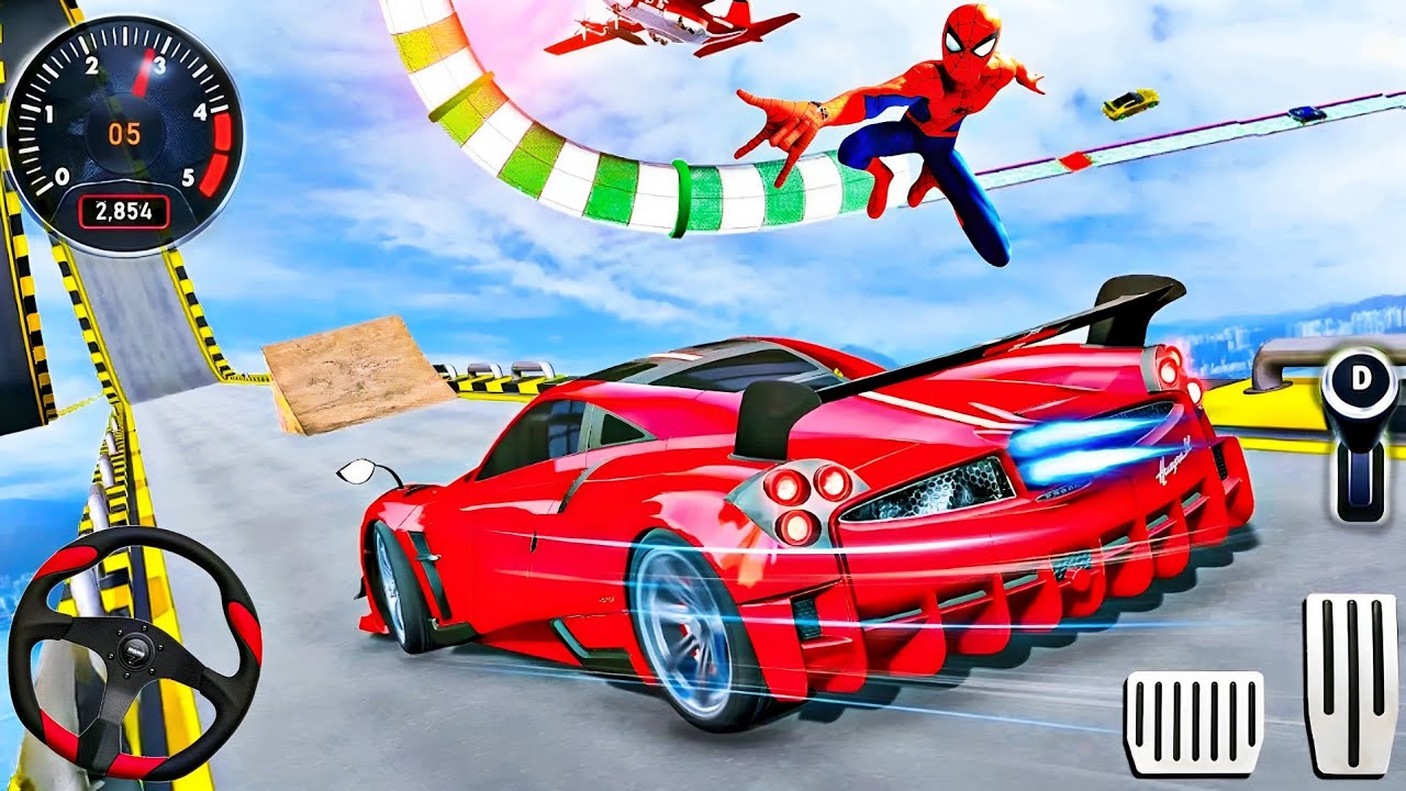 Real Mega Car Crash Driving 3D - Mega Ramps Car Stunt Master Simulator ...