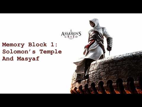 Assassin’s Creed 1 | Full Gameplay | Walkthrough | Memory Block 1: Solomon’s Temple & Masyaf