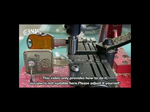 How to Duplicate Medeco Keys with RAISE Milling Cutter? - YouTube