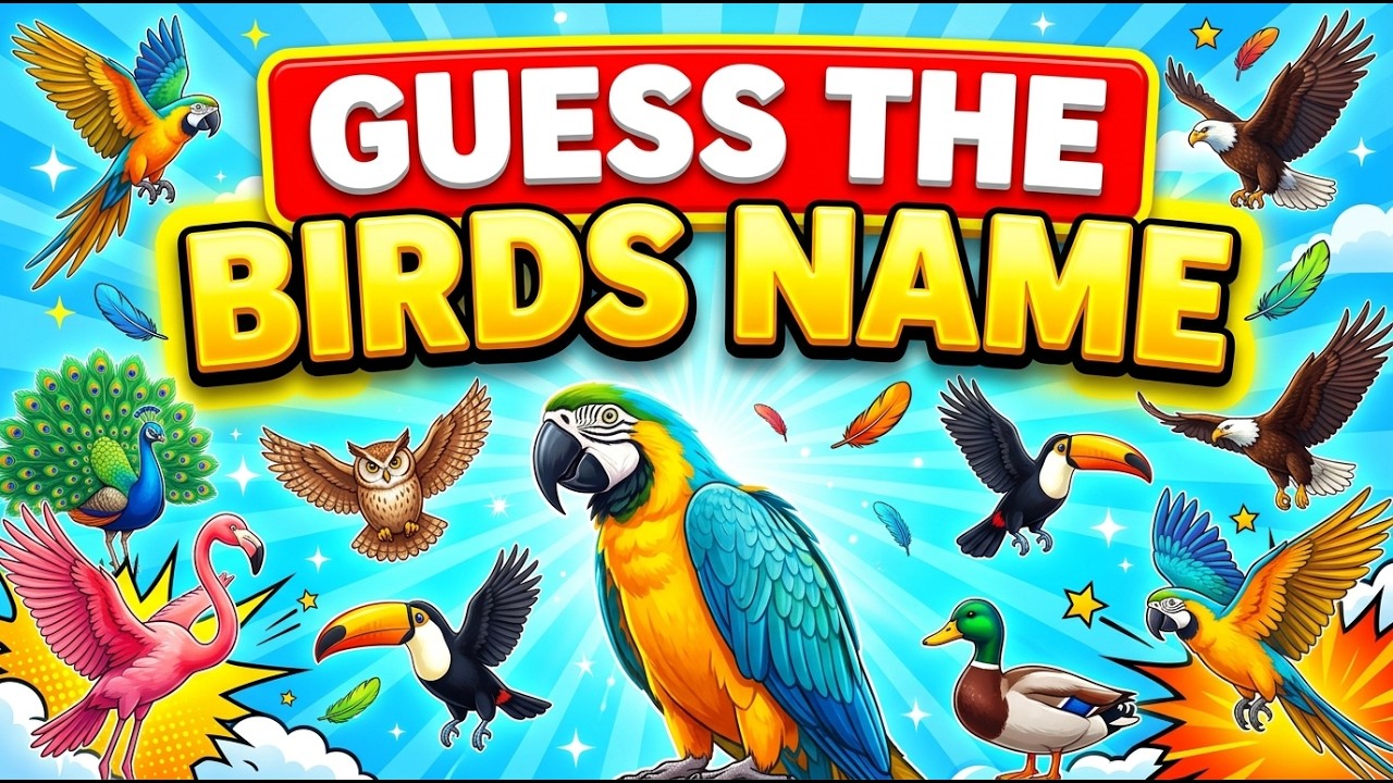 Identify These Birds? 🐦 | 120 Bird Names Quiz Challenge | Birds Quiz ...