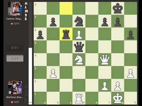 Jose Martinez Alcantara VS Magnus Carlsen 2023-titled-tuesday-blitz-july-18-early ROUND 10 - YouTube