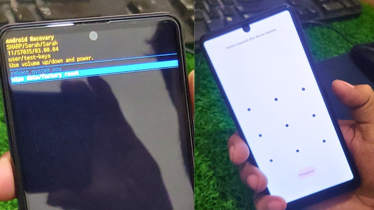 Aquos Sense 5G SHG03 How to Hard Reset & Unlock Password - aquos sharp shg03 hard reset - YouTube