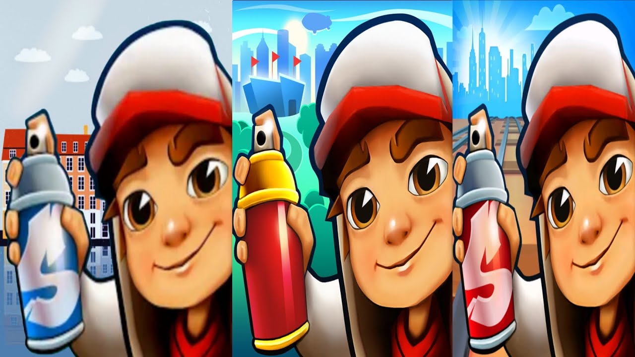 SUBWAY SURFERS ATLANTA 2019 VS MIAMI 2020 VS COPENHAGEN 2023 - YouTube