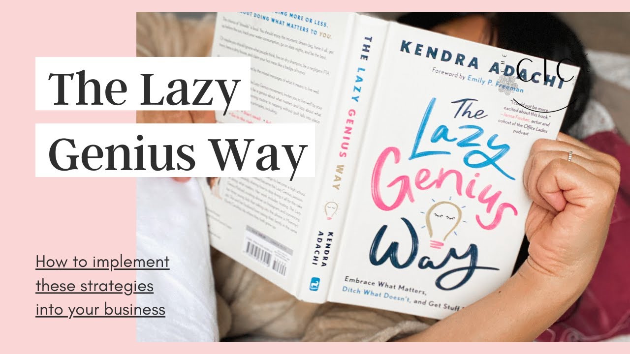Book Review: The Lazy Genius Way. - YouTube
